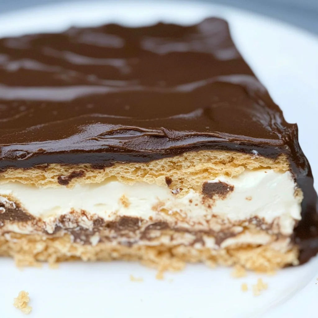 No-Bake Chocolate Eclair Cake Recipe